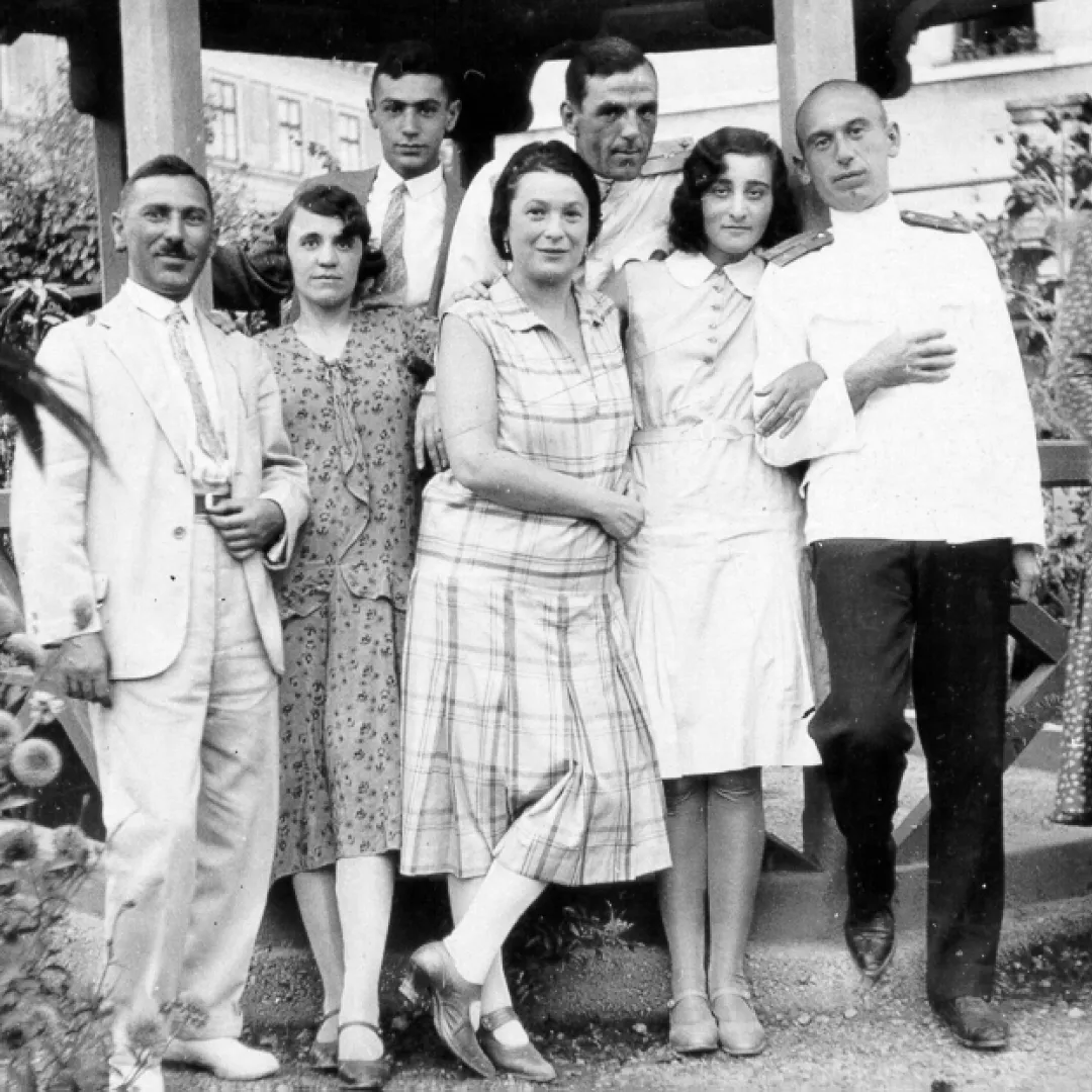 Judita Jovanovic’s father Zoltan Biro with his parents Ilona and Imre ...