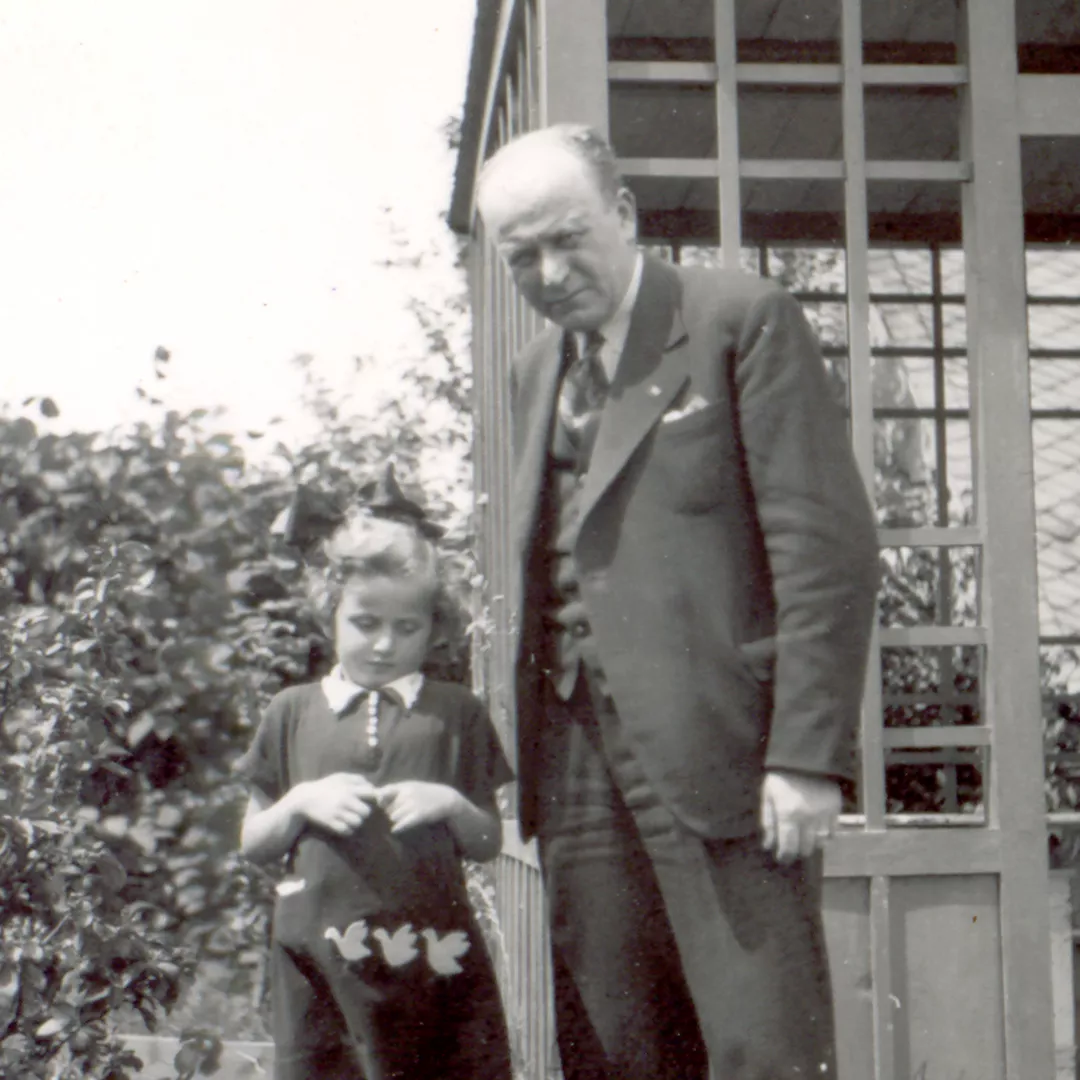 Eva Duskova with her father Viktor Frey | Centropa
