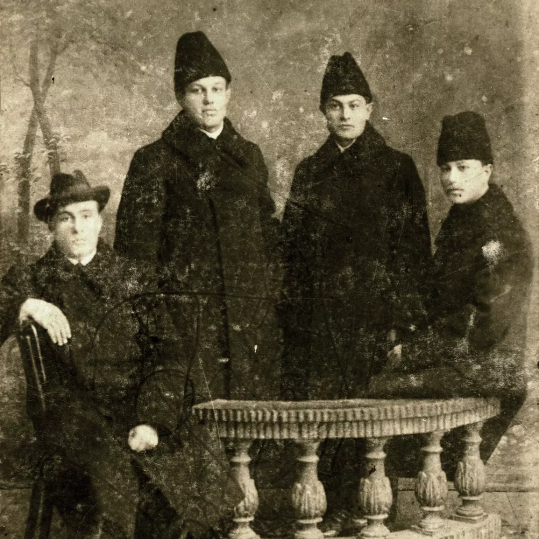 Faina Khorunzhenko's father Lev Levinson in the company of his Jewish ...