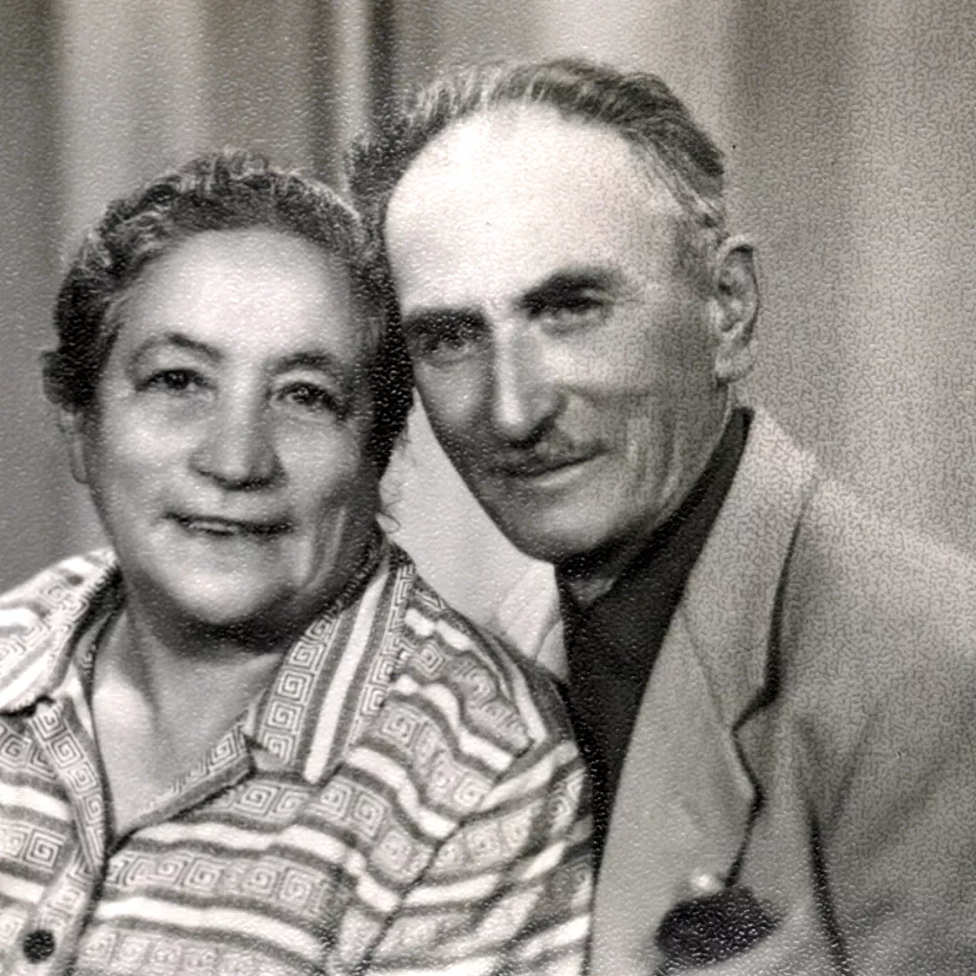 Henrich Moshkovich with his wife | Centropa