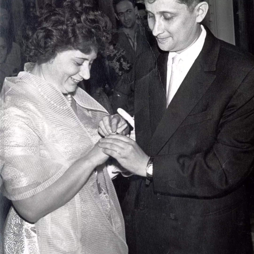 Mark Golub with his wife Maria Golub | Centropa