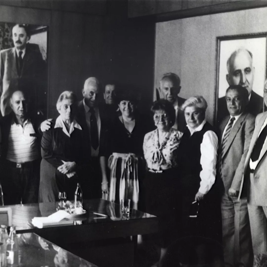 The welcoming ceremony of Mrs Shulamit Shamir in the Jewish Home | Centropa