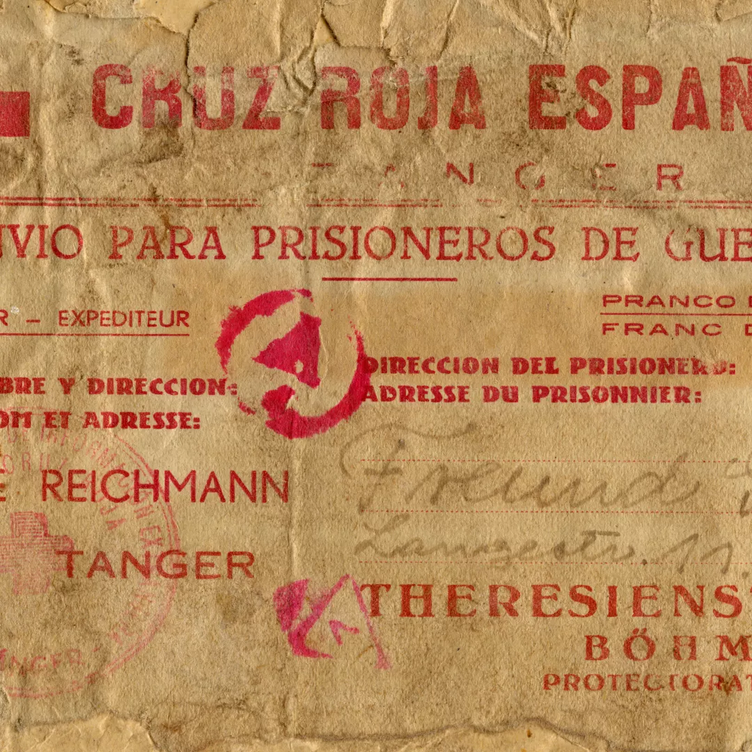 Wrapper from a Red Cross package | Centropa