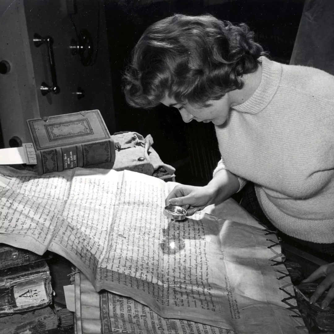 Artistic photograph of Libuse Brodova to promote an exhibition of ...