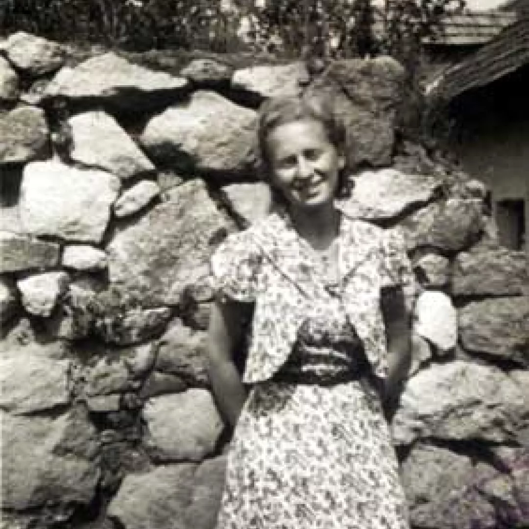 Anna Eva Gaspar as a young lady | Centropa