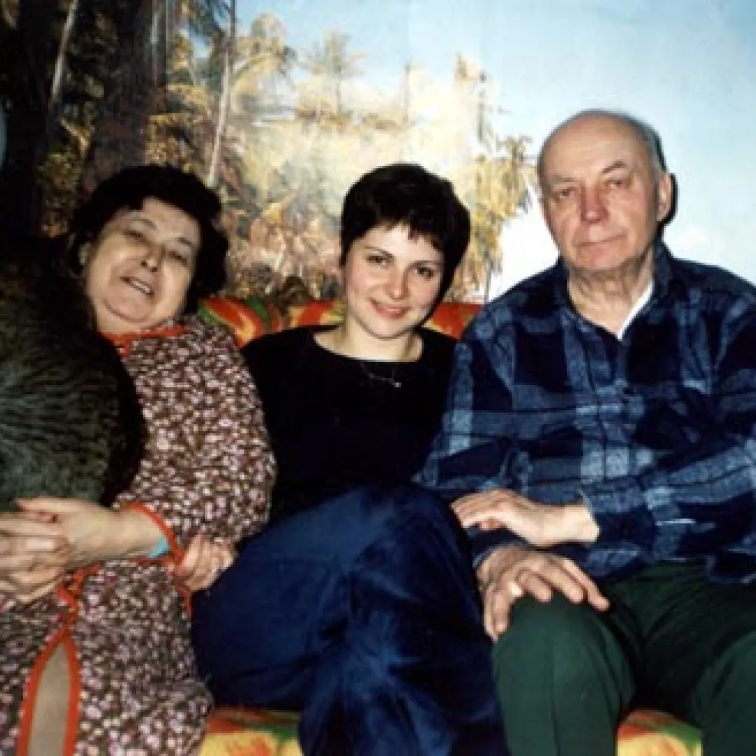 Lidia Lieberman, her second husband Naum Balan and Naum’s niece Tatiana ...